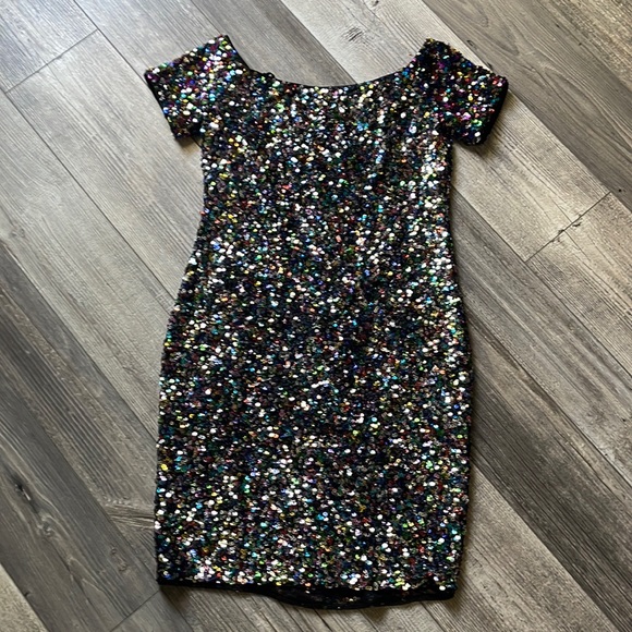 Gianni Bini | Dresses | Stunning Multi Colored Sequence Dress Nwt ...